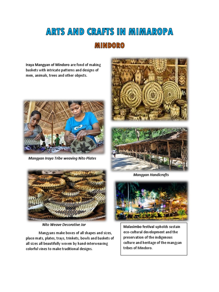 Arts and Crafts in Mimaropa | PDF