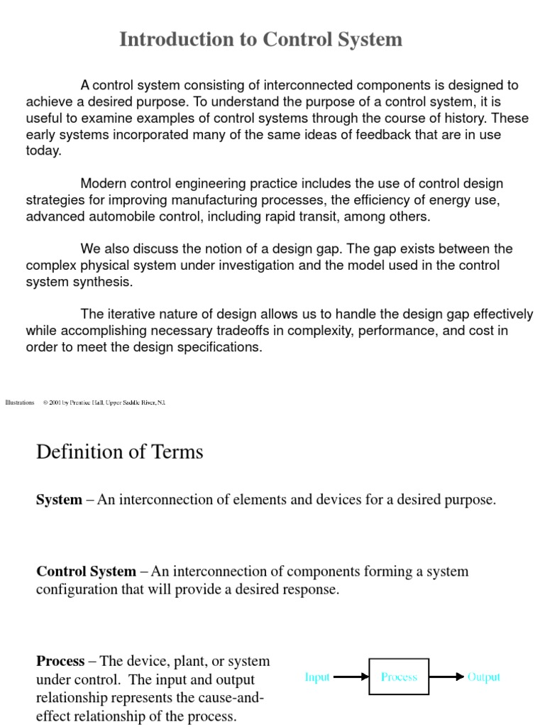 Background of Control Systems | PDF | Control Theory | Control System