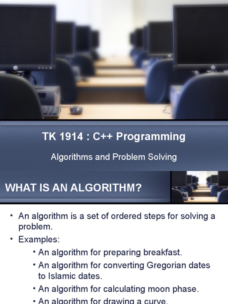 05 Algorithms And Problem Solving Pdf Algorithms Computer Program