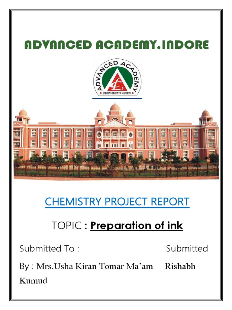 Preparation of Ink Final | PDF | Ink | Chemistry