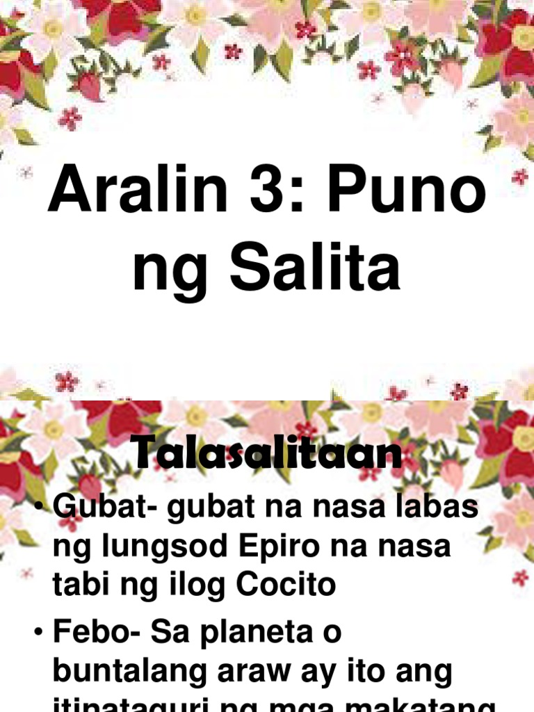 Aralin 3 | PDF