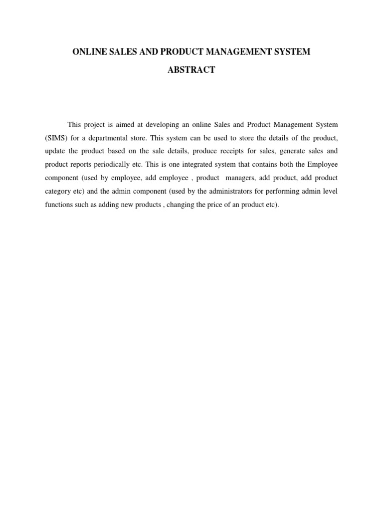 Online Sales and Inventory Management System | PDF | Java Script | Php