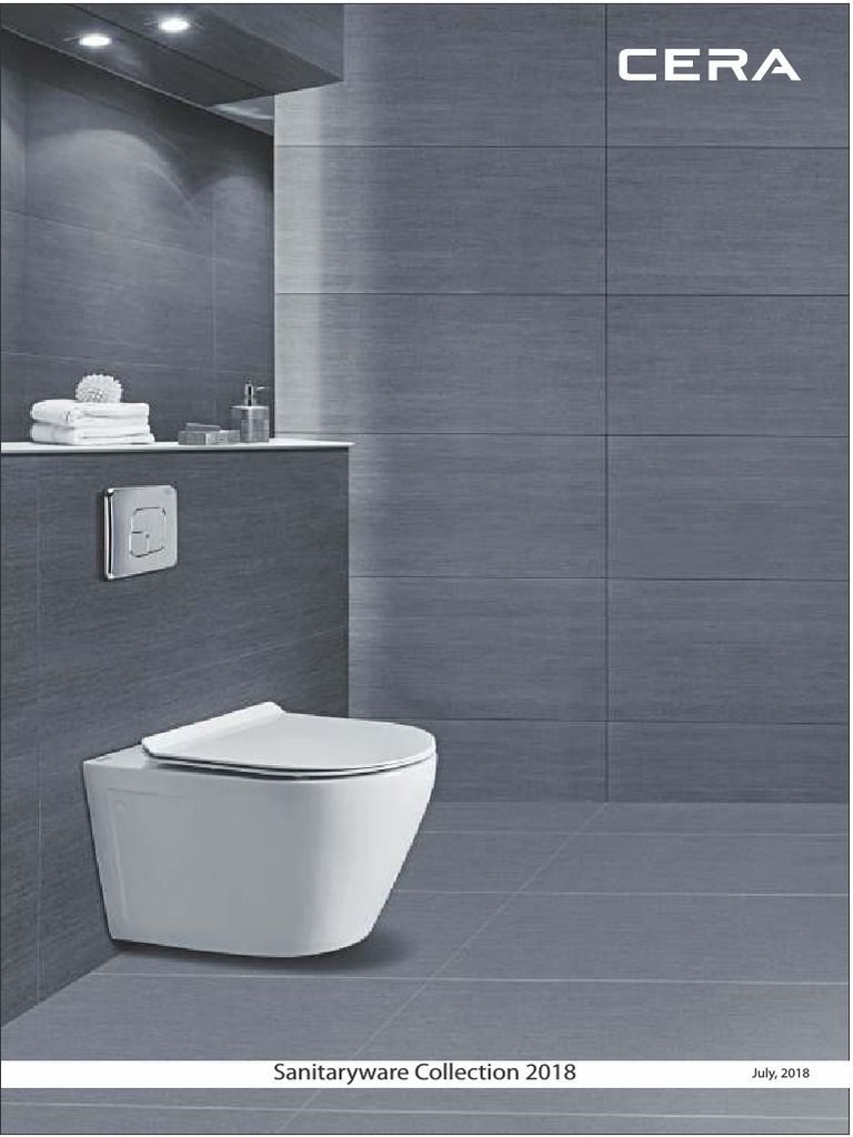 CERA Sanitaryware Catalogue 2018 | PDF | Hydraulic Engineering | Water