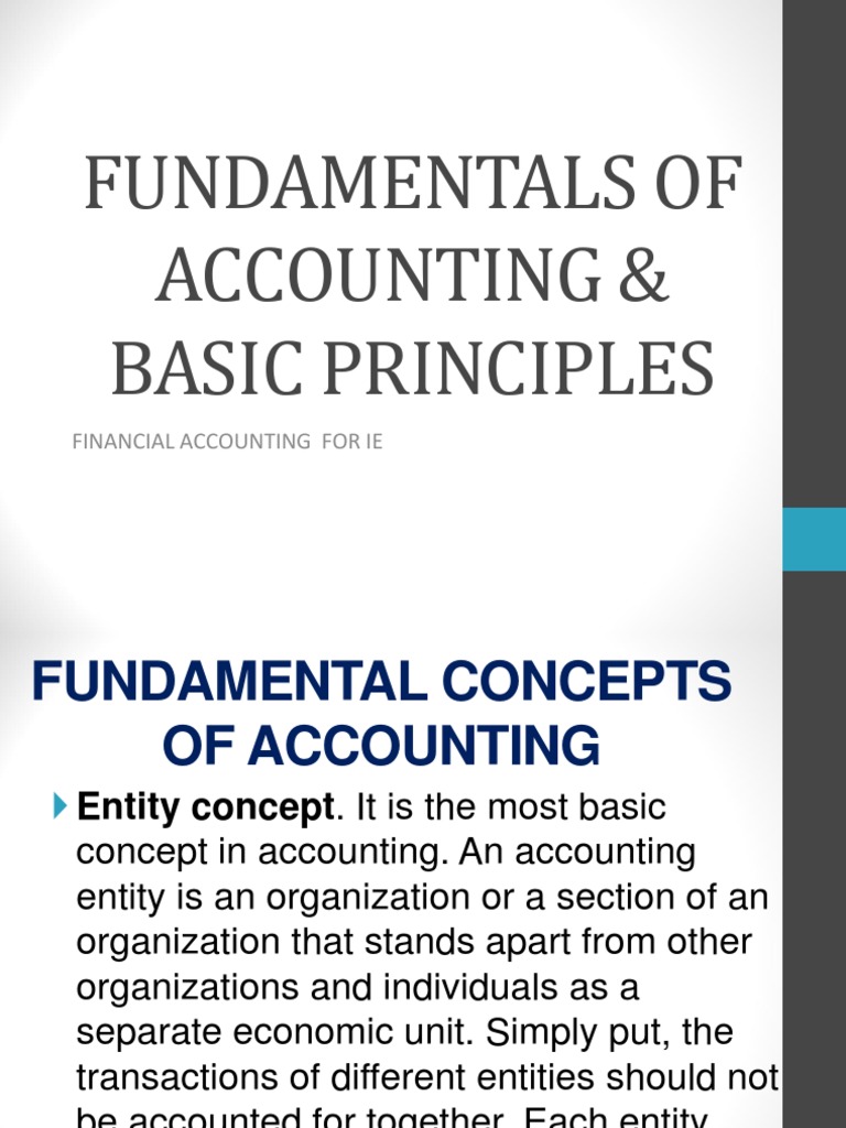 Fundamental Accounting Principles Explained | PDF | Audit | Accounting