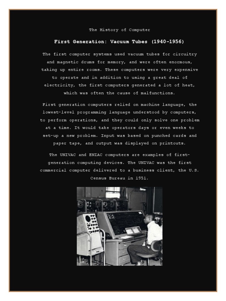The History of Computer - 2 | PDF | Microprocessor | Integrated Circuit