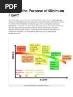 Spillback vs. Minimum Flow in Pumps | PDF | Pump | Continuum Mechanics