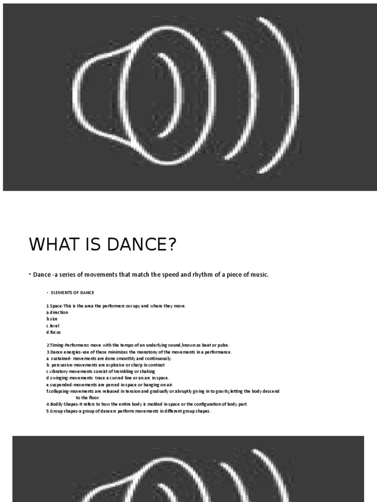 Elements Of Dance PDF Dances Entertainment
