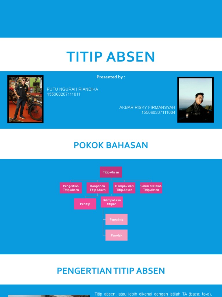 Titip Absen | PDF | Karier & Perkembangan | Pengembangan Diri