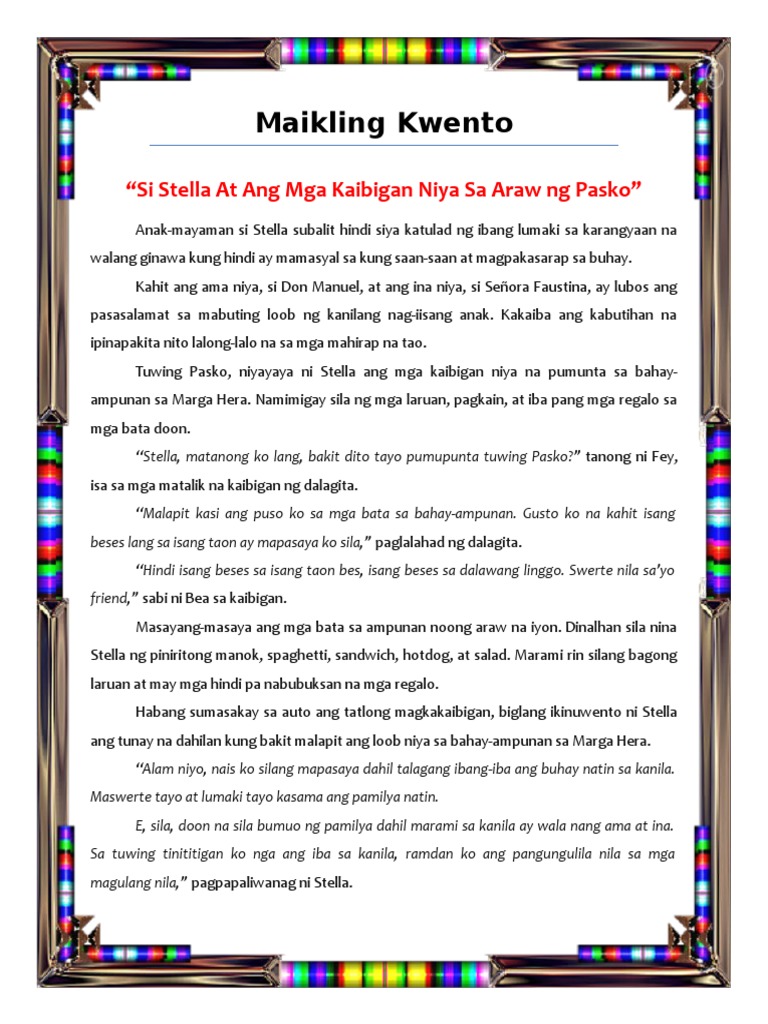 Maikling Kwento
