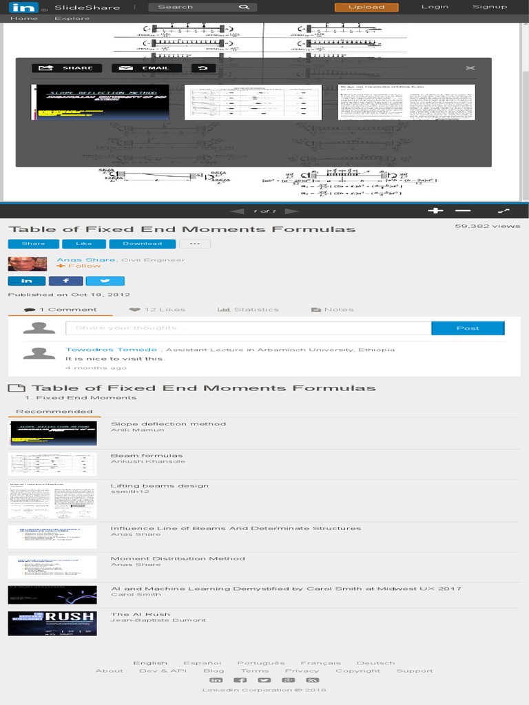 Fixed Ended Moments Theory | PDF
