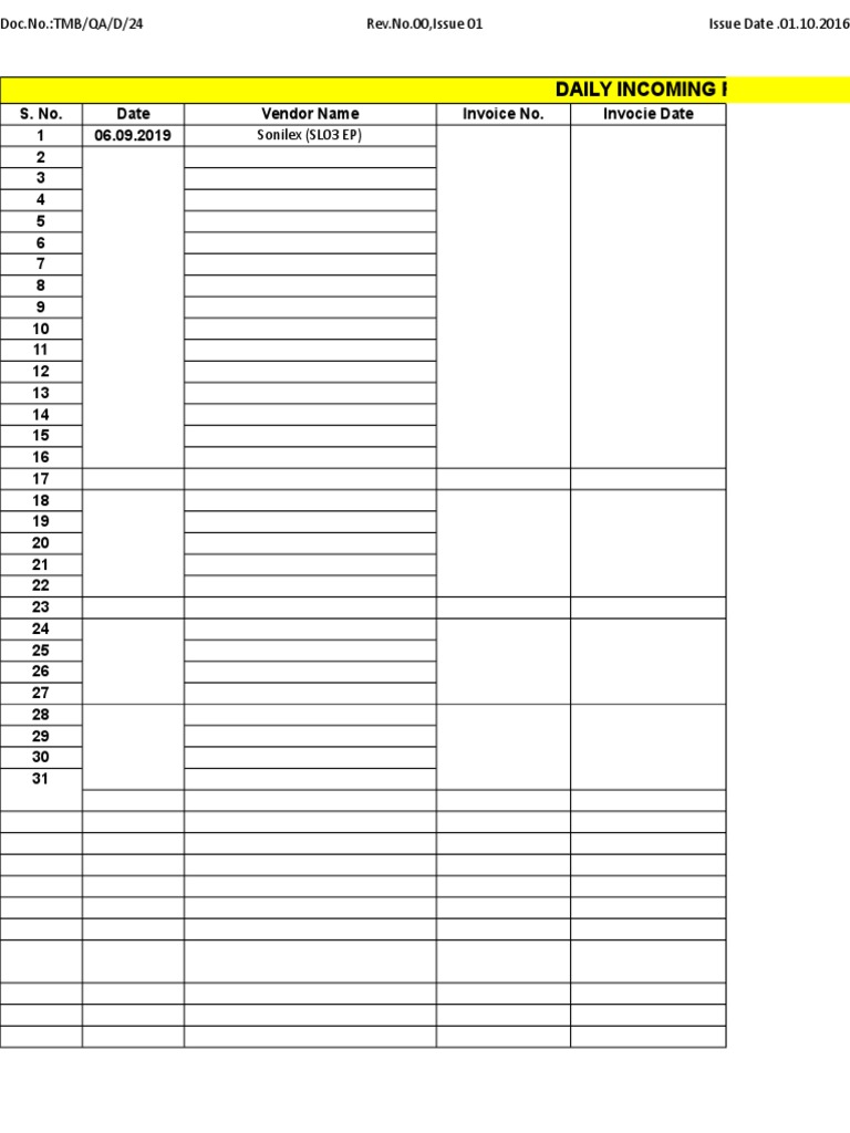 New Voice Vendor Receiving Report | PDF | Invoice | Business Documents