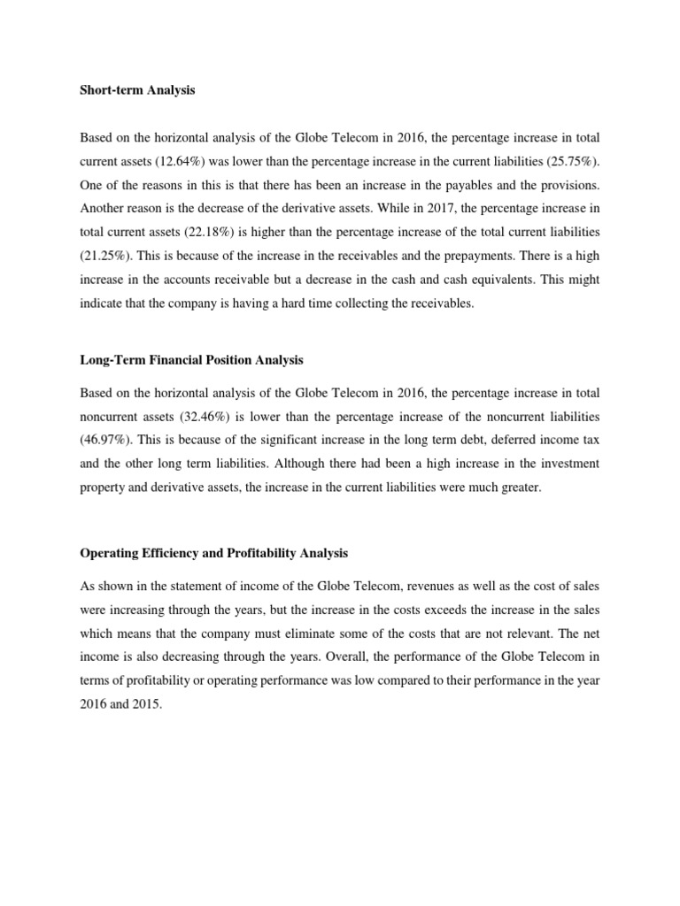 Short-Term Analysis | Download Free PDF | Equity (Finance) | Working ...