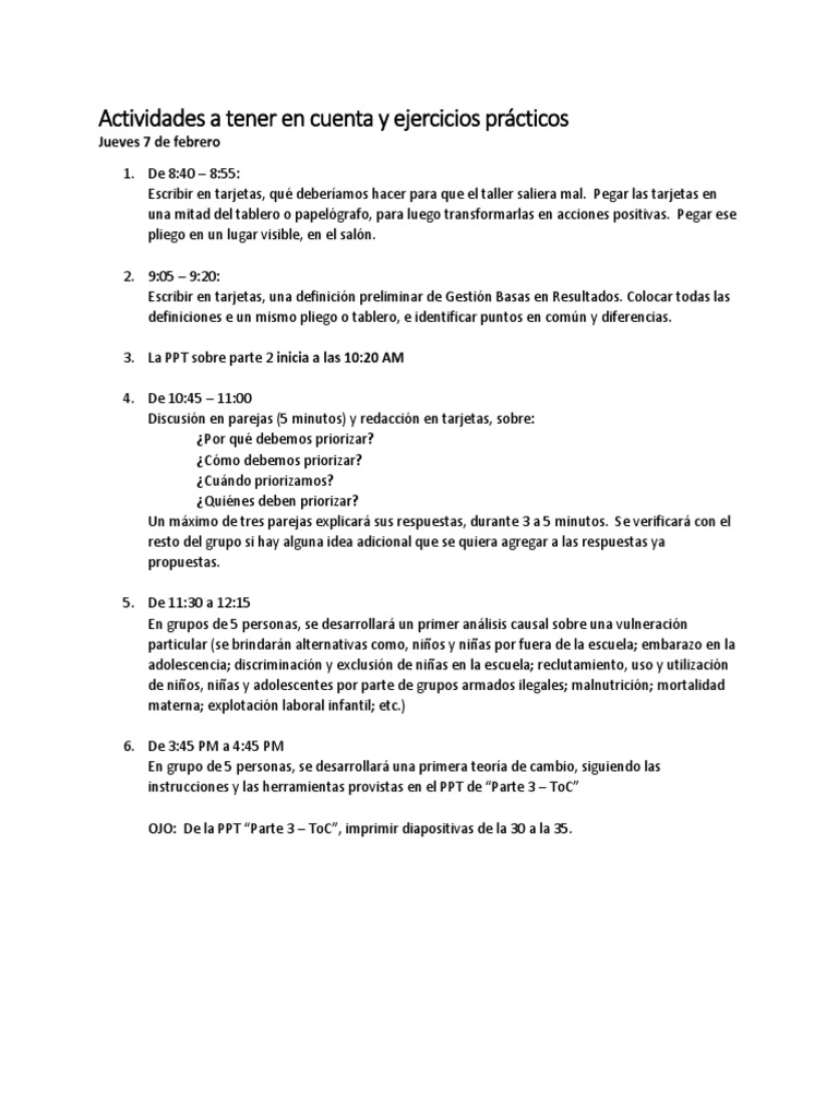 Tics y Ejercicios Prácticos | PDF