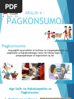 Detailed Lesson Plan Araling Panlipunan 9 Pagkonsumo | PDF