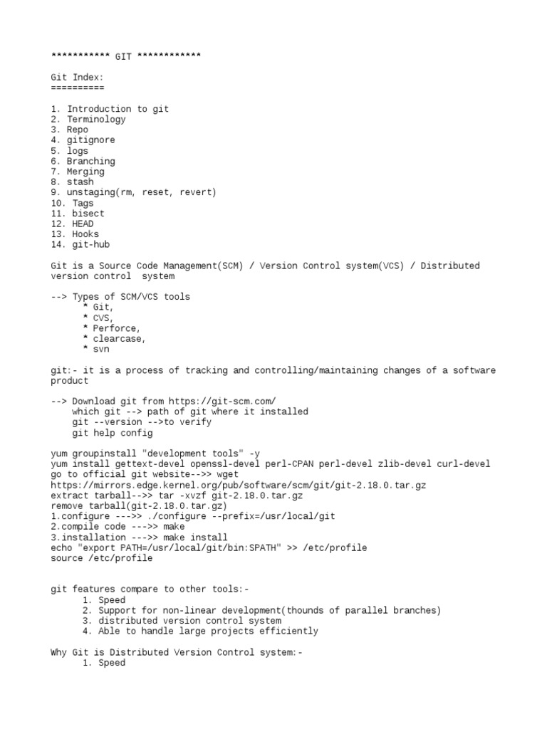 Git Notes | PDF | Version Control | Computer File