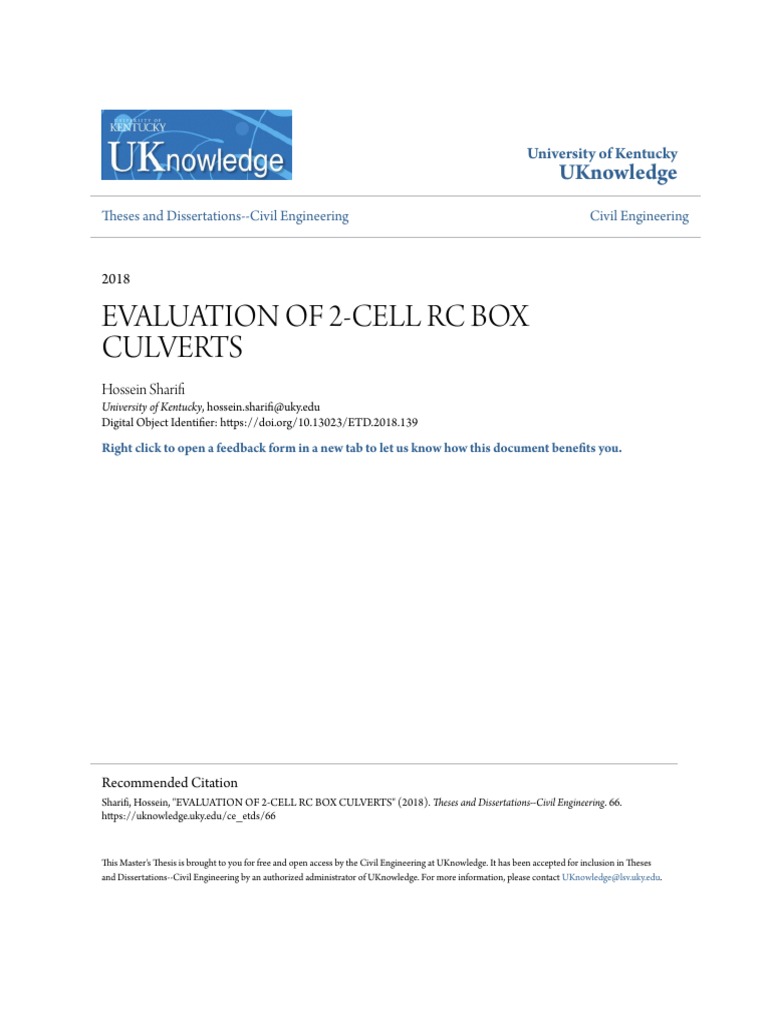 2 Cell Box Culvert | PDF | Finite Element Method | Road Surface