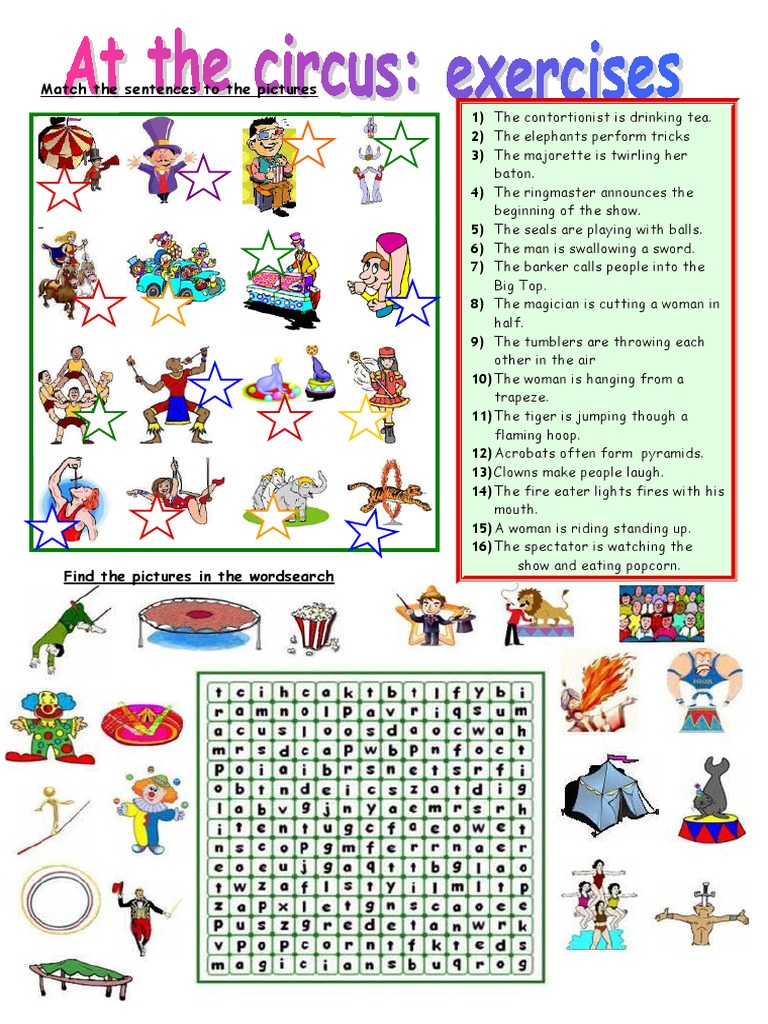 Circus Exercises Fun Activities Games 25810 | PDF | Circus | Sports And ...