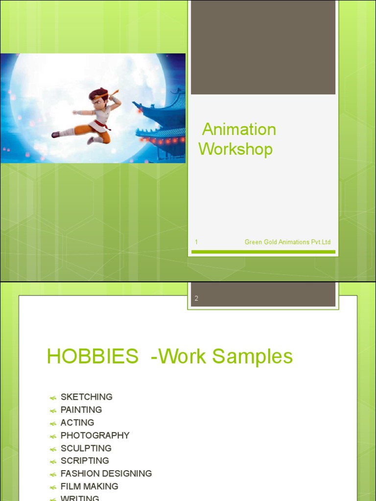 Animation Workshop: Green Gold Animations PVT - LTD 1 | PDF | Games ...