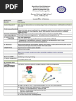4as Detailed Lessonplan in Science 4 | PDF | Heat Transfer | Thermal ...