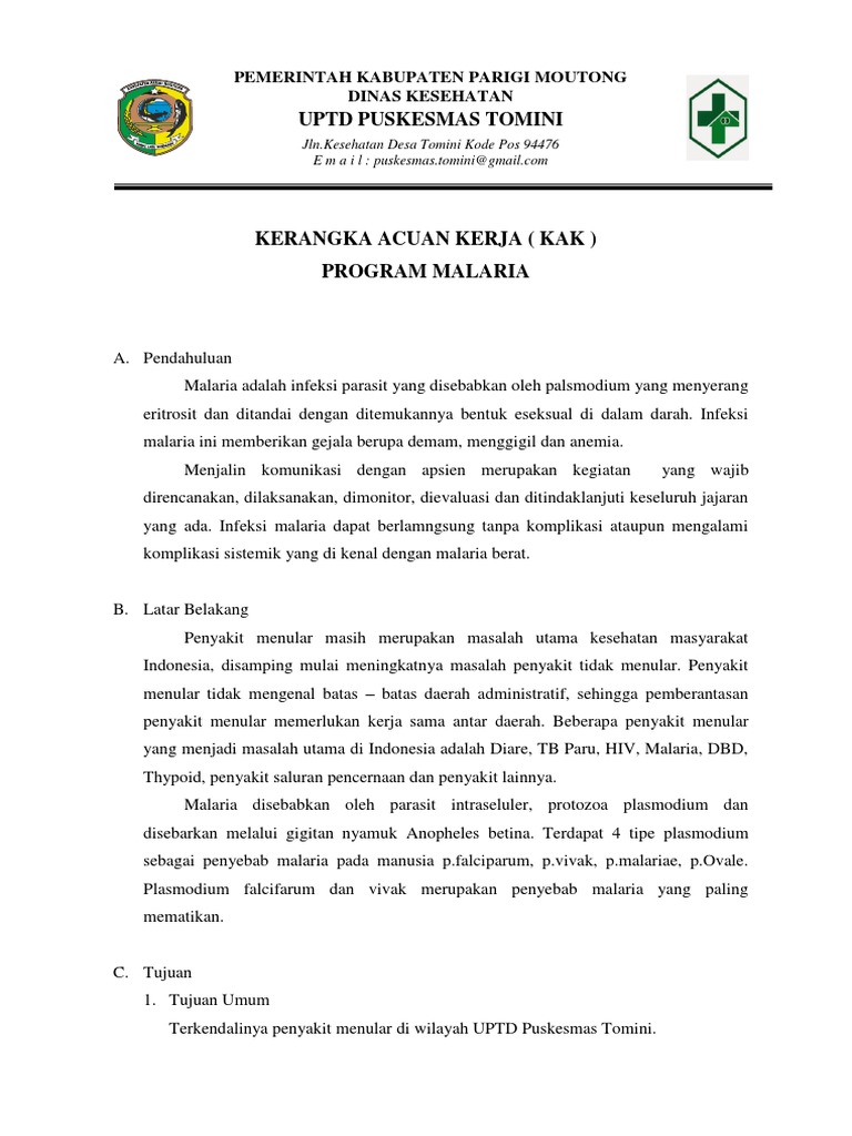 KAK Program Malaria | PDF