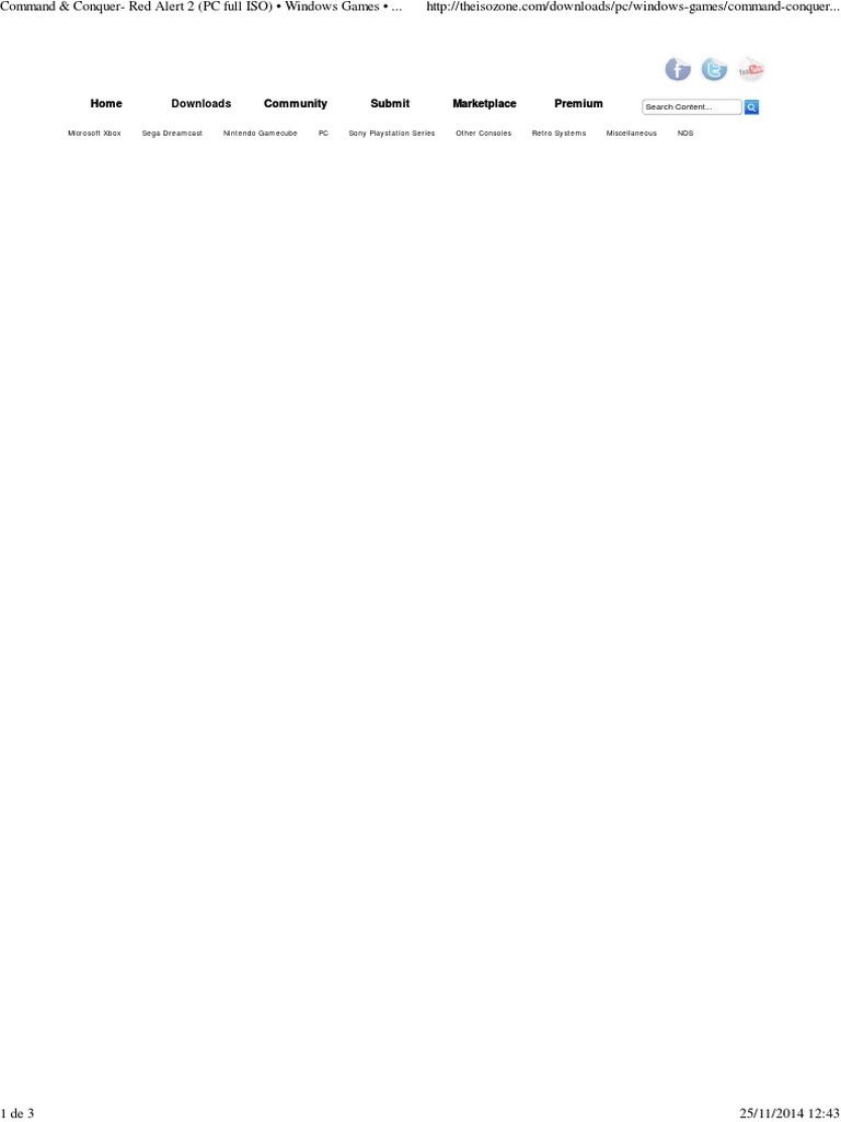 Command & Conquer - Red Alert 2 (PC Full ISO) - Windows Games ...