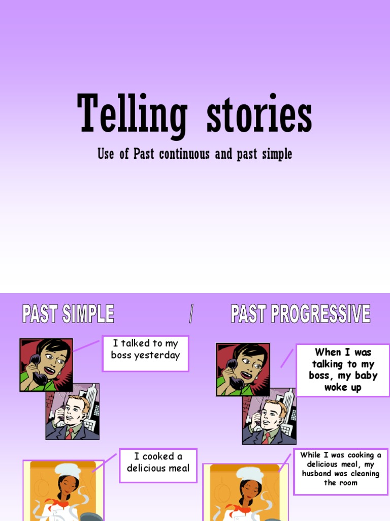 Past Progressive I - Presentation | PDF | Meal | Grammar