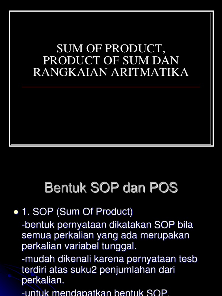05 - SOP and POS | PDF