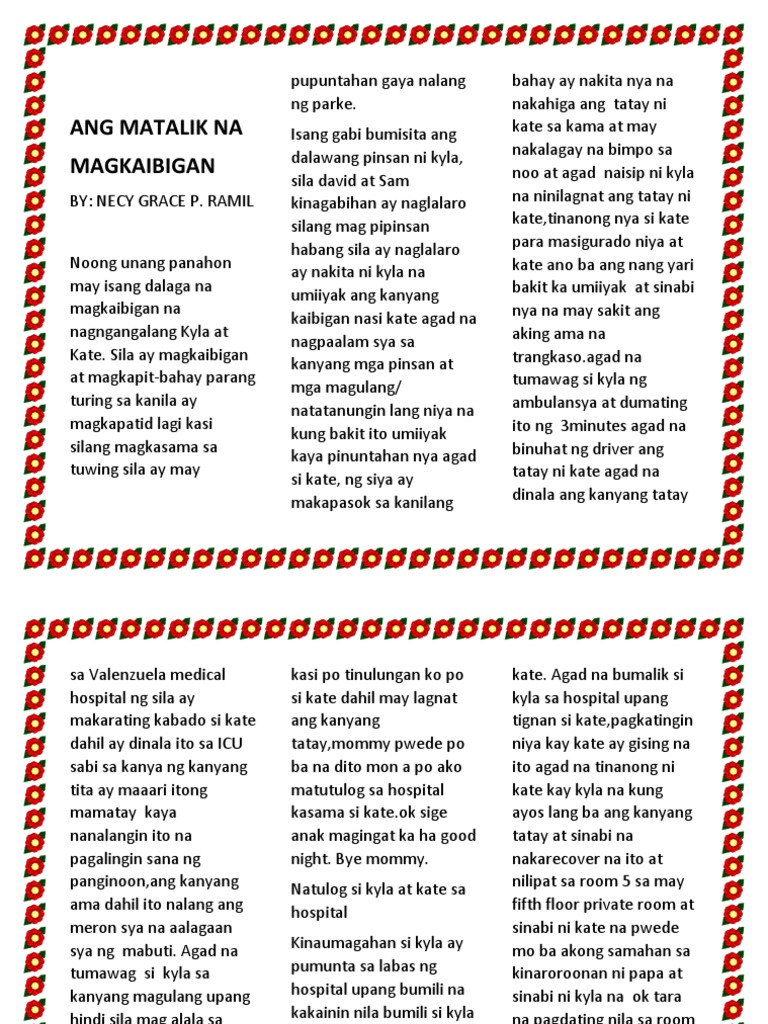 Ang Matalik Na Magkaibigan | PDF