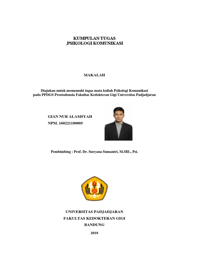 Tugas Psikom Gian Fix | PDF