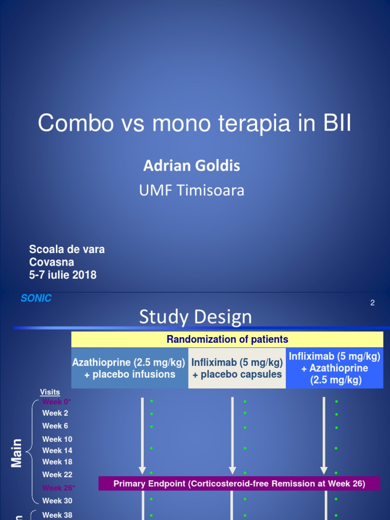 Combo Versus Monotherapy | PDF | Inflammatory Bowel Disease | Crohn's ...