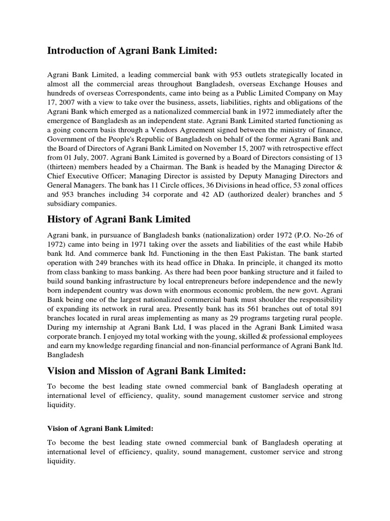 Agrani Bank | PDF | Banks | Bonds (Finance)