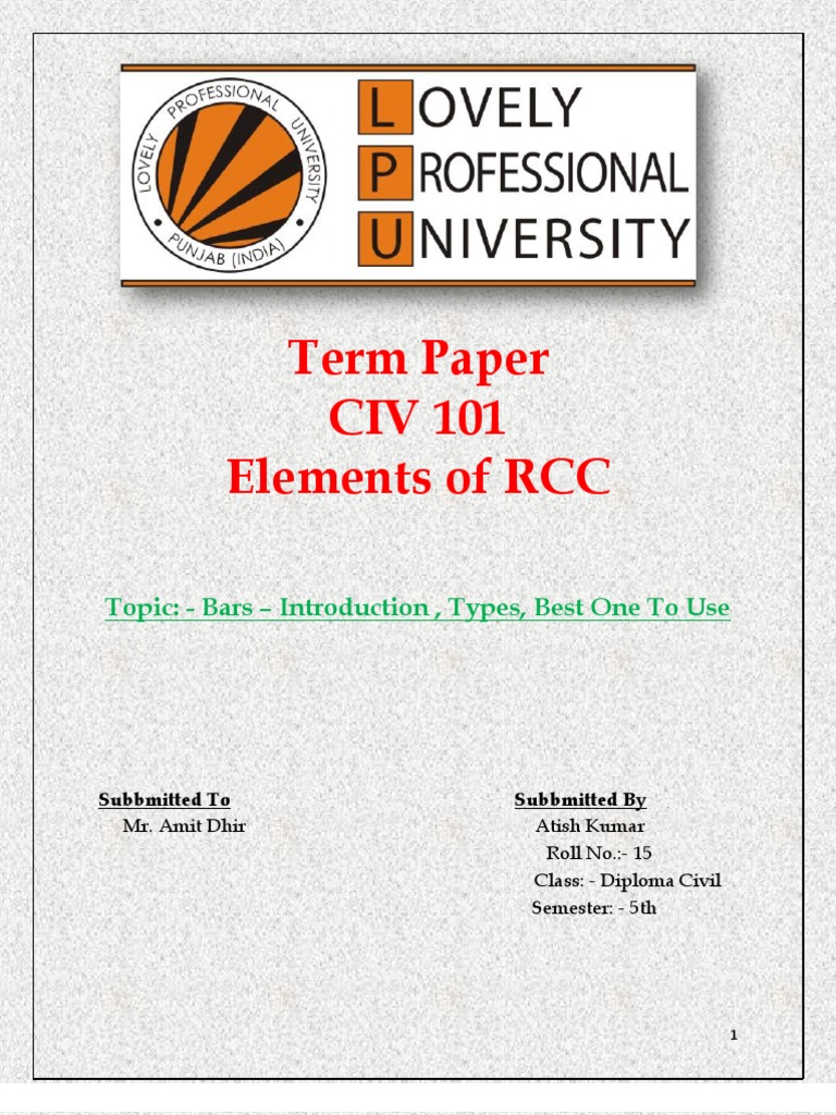 Bars - Introduction, Types, Best One To Use 15, RCC-Steel Bars | PDF ...