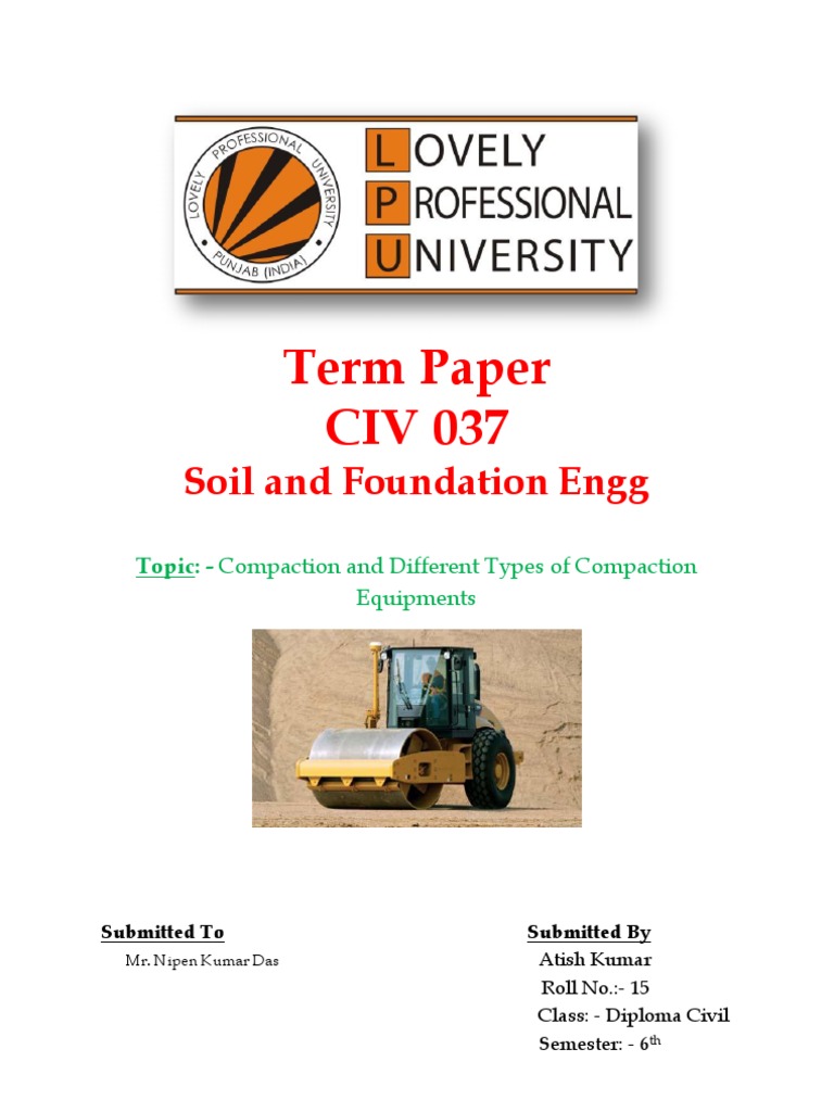 Compacion and Diff Types of Comp Action Equipment | PDF | Soil | Mechanical Engineering