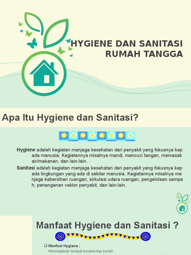 Higiene Dan Sanitasi Rumah Tangga | PDF