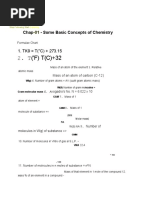 ACS Final Formula Sheet | PDF