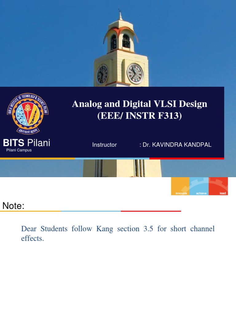 Understanding Short Channel Effects, Scaling Challenges, and Modeling ...
