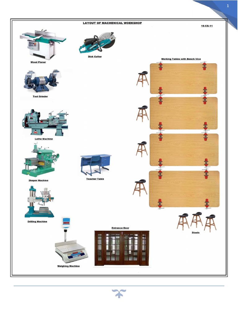 Mechanical Workshop Lab Manual | PDF | Screw | Machining