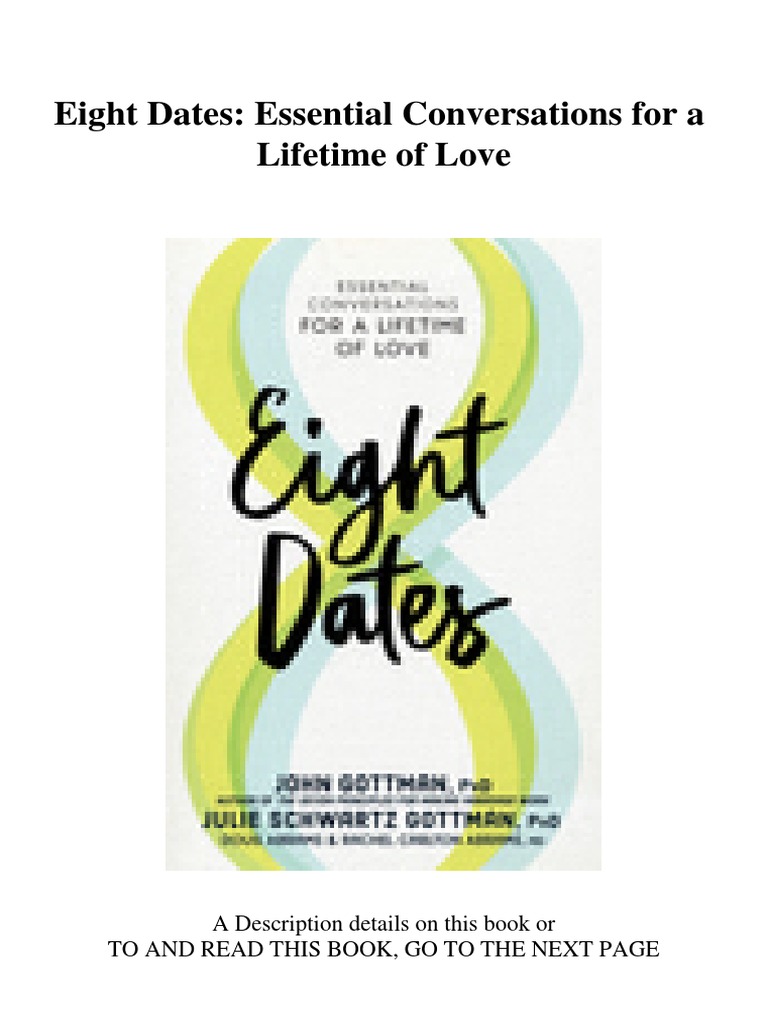 Eight Dates Essential Conversations For PDF | PDF