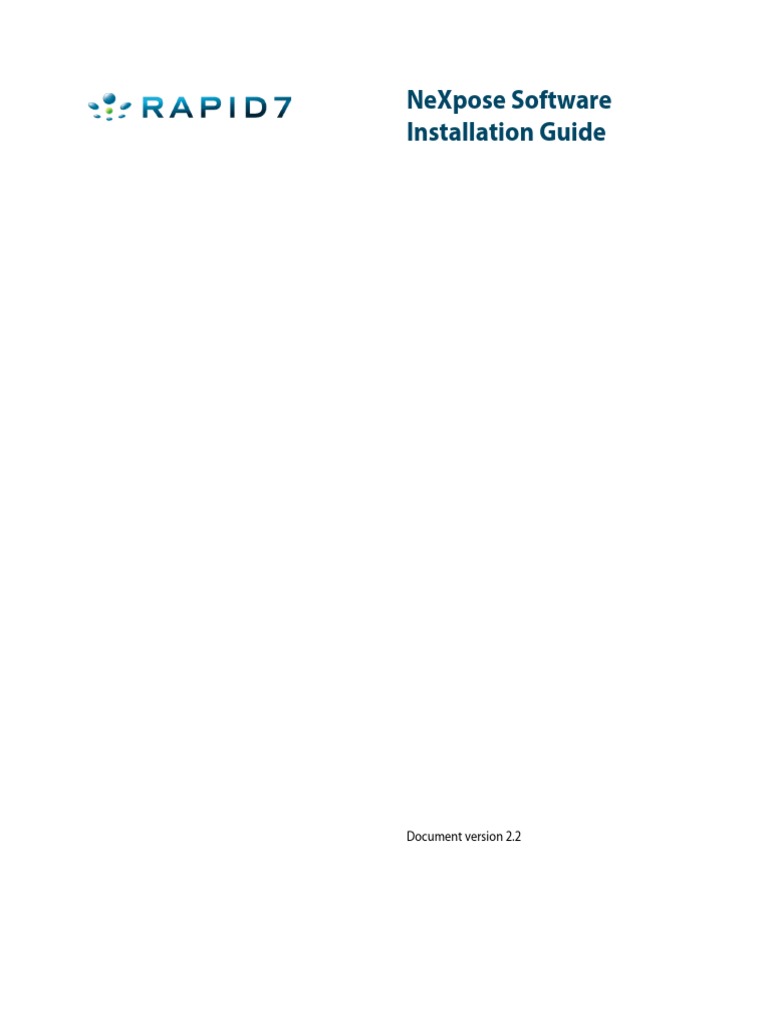 Install Nexpose | PDF | Command Line Interface | Installation (Computer Programs)