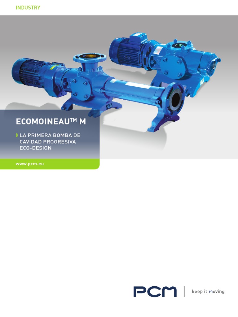 Bombas de Cavidad Progresiva PCM | PDF | Bomba | Diseño