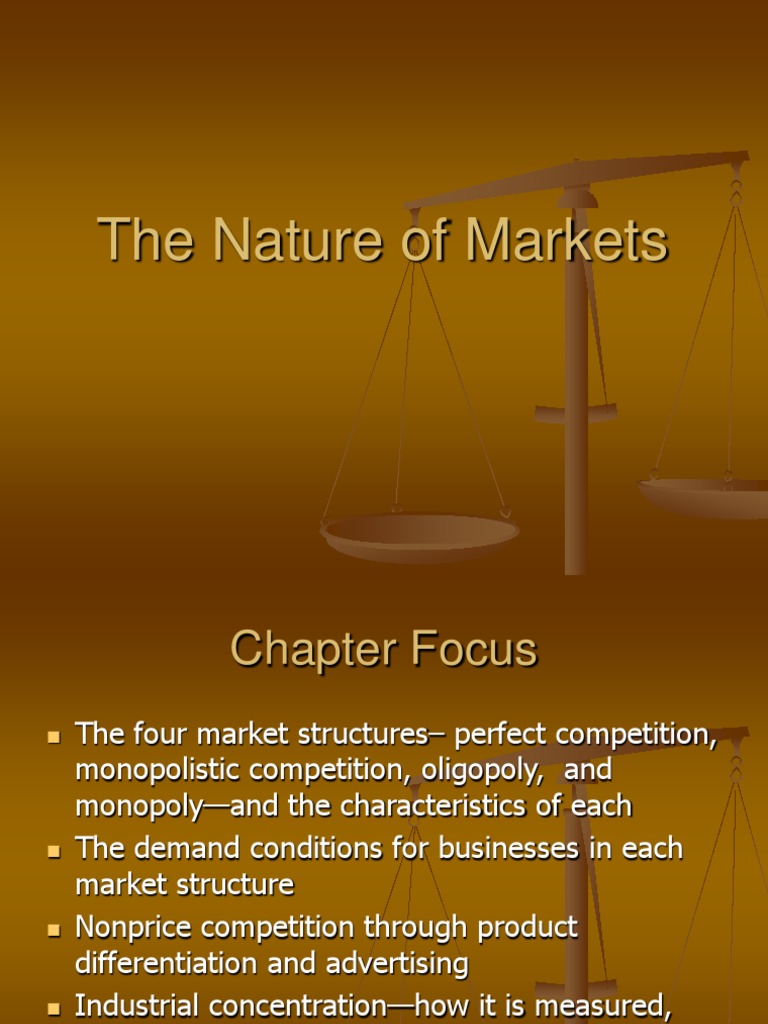 Nature of Market | PDF | Monopoly | Oligopoly