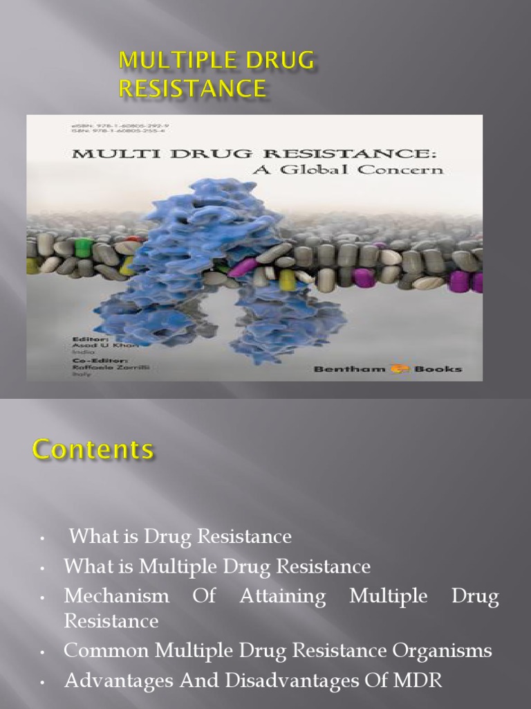 Understanding Multidrug Resistance | PDF | Multiple Drug Resistance ...