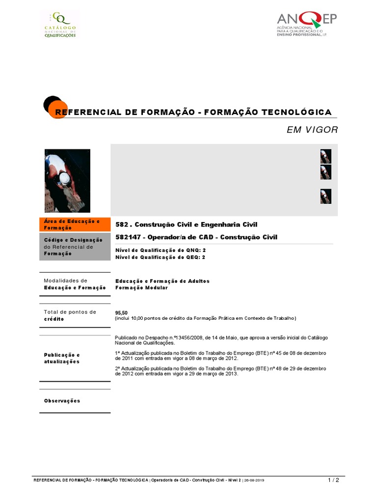 Operador CAD Construção Civil | PDF | Desenho técnico | Engenharia