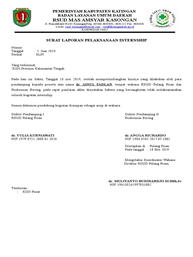 SLPI Dan Surat Tugas | PDF