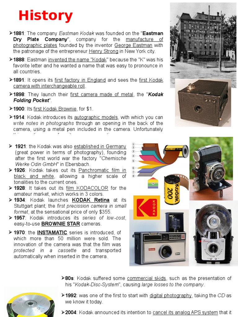 Kodak - History | PDF