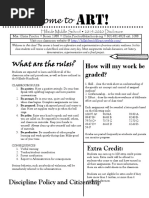 Art Class Syllabus 2016-2017 | PDF | Learning | Communication