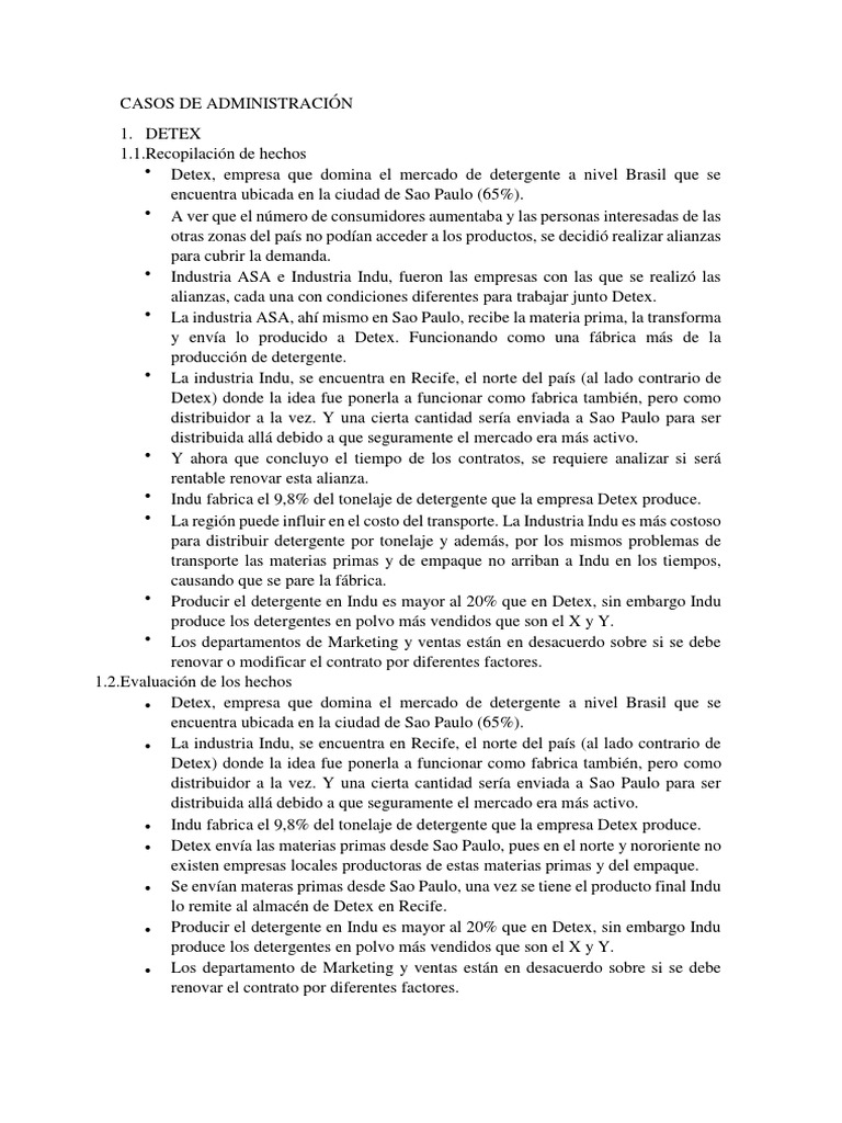 Detex | PDF | Mercado (economía) | Microeconomía