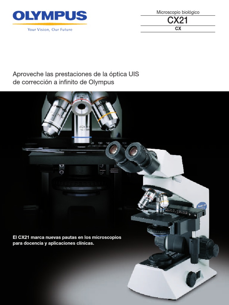 Microscopio Olympus CX21: Características y Ventajas | PDF | Óptica ...