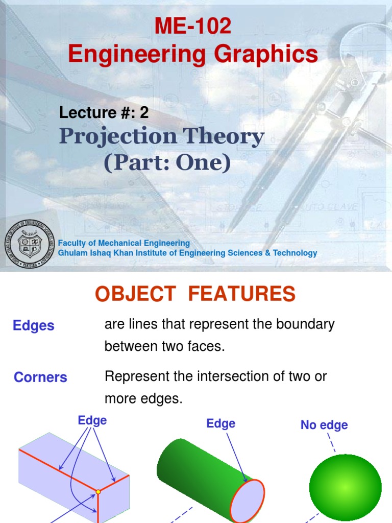 Lec - 2 - Theory of Projection - 1 | PDF | Geometry | Computer Graphics